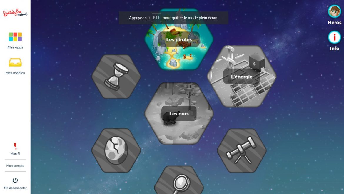 ENT Beneylu – Nouvelle interface de navigation – IEN Aurillac les 3 vallées